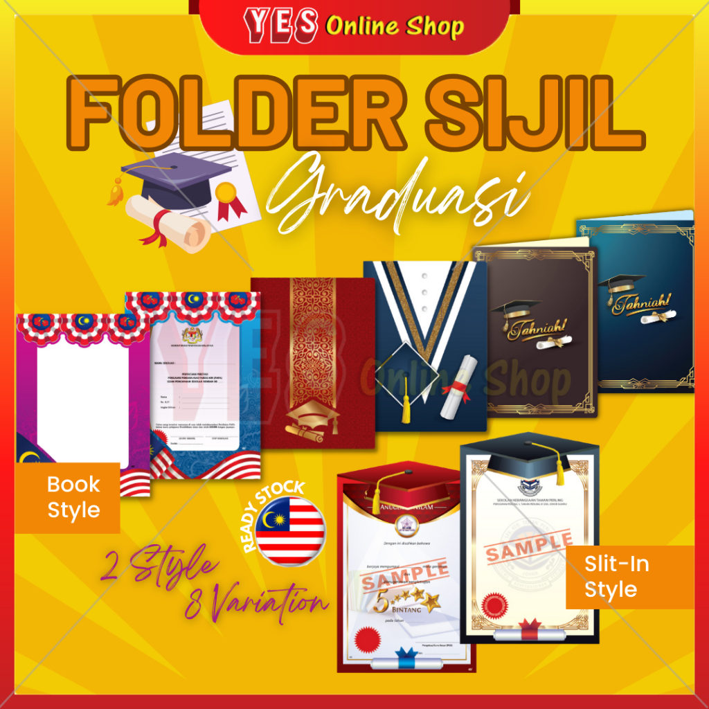 FOLDER SIJIL PENGANUGERAHAN GRADUASI / TADIKA - piece | Shopee Malaysia
