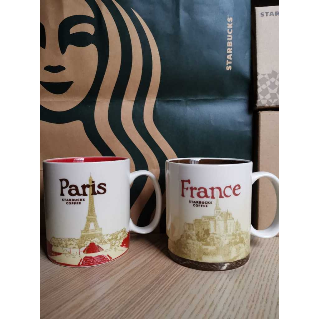 Starbucks France & Paris Global Icon City Mugs 16oz | Shopee Malaysia