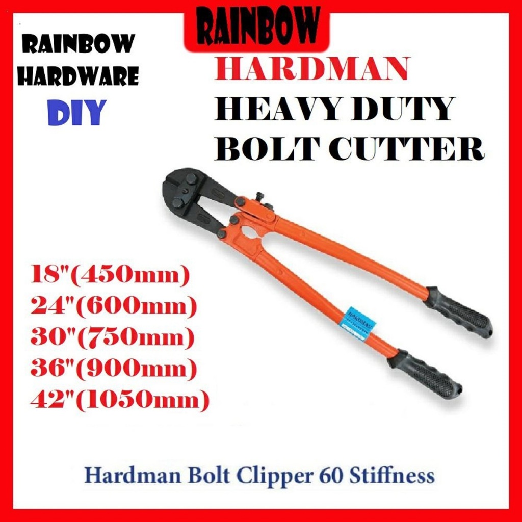 HARDMAN HEAVY DUTY CRV BOLT CUTTER / BOLT CLIPPER / POTONG BESI 14 ...
