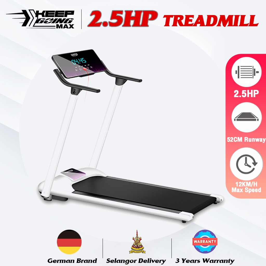 🔥Ready stock🔥Fitness Treadmill 2.5hp multi-function foldable Adjustable ...