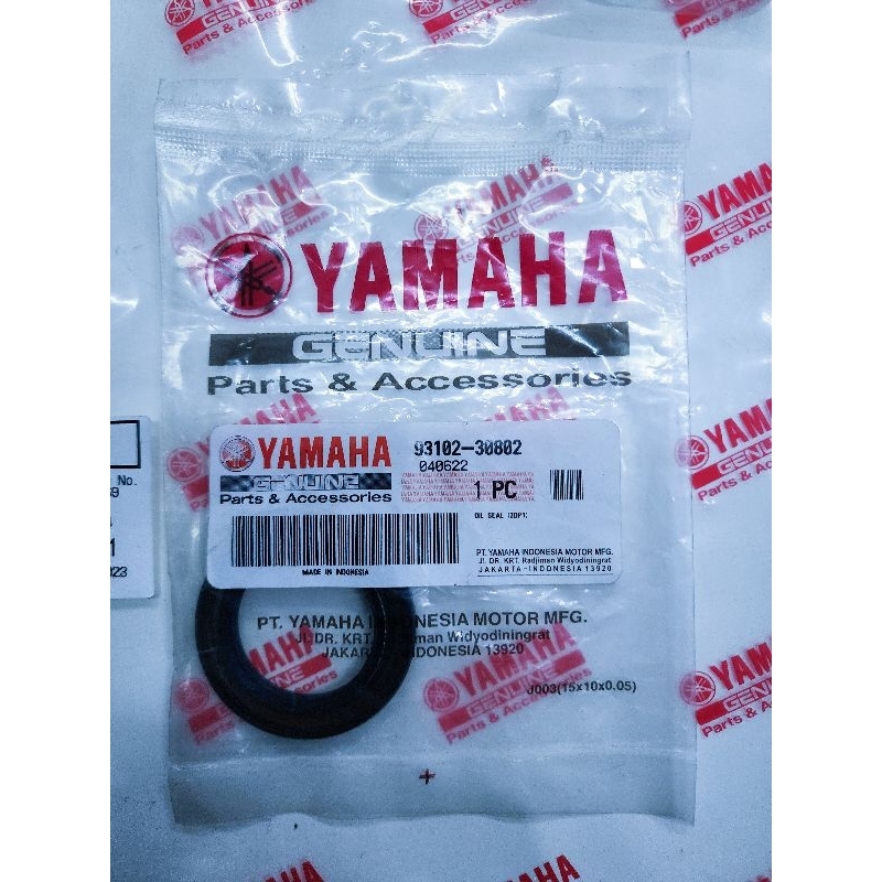 NMAX V1 OIL SEAL CRANKSHAFT (KIRI) 93102-30802 100% ORIGINAL | Shopee ...