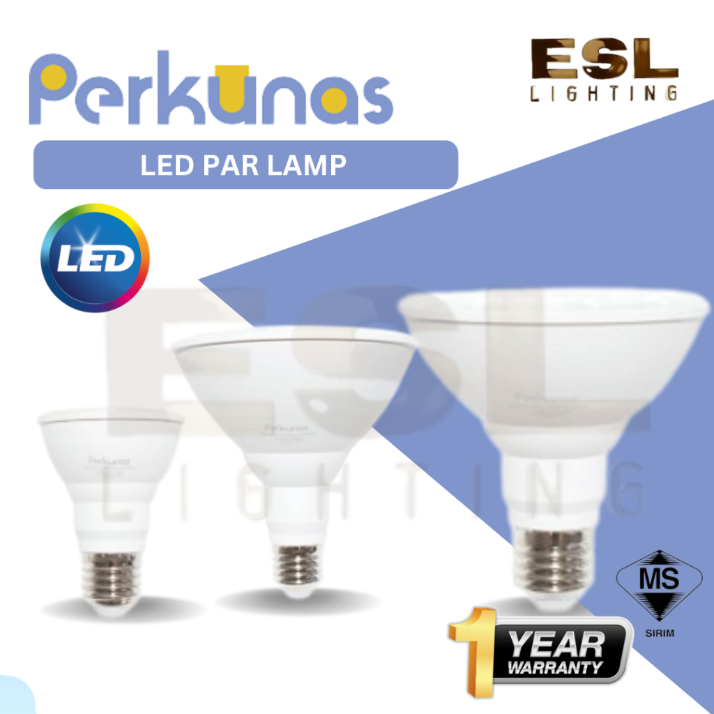 PERKUNAS LED PAR LAMP PAR20 8W /PAR30 13W /PAR38 18W LED BULB | Shopee Malaysia