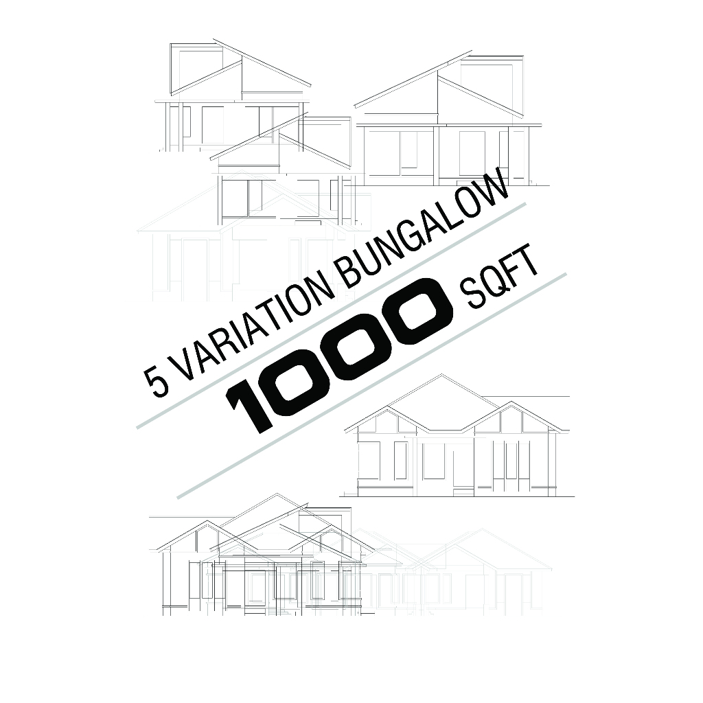SB10-A - 1000kp-1099kp 5 Variasi Lukisan Pelan Rekabentuk Design Plan ...