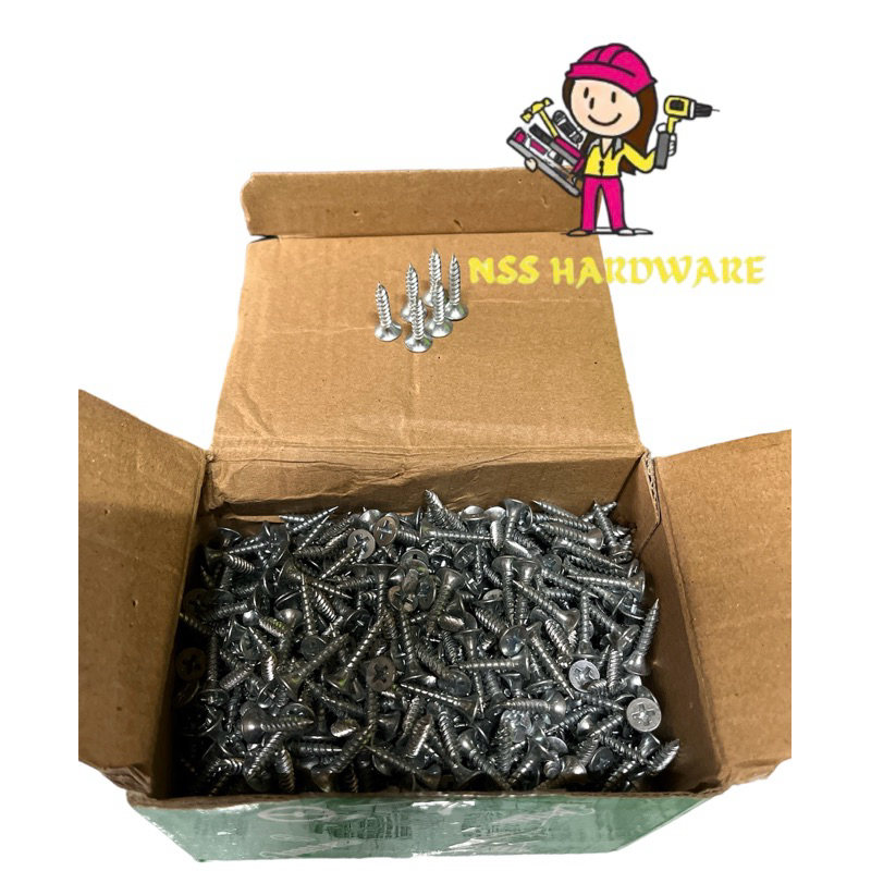 6# x 3/4”Drywall Screw | Partition Screw | Ceiling Screw | Skru Siling ...