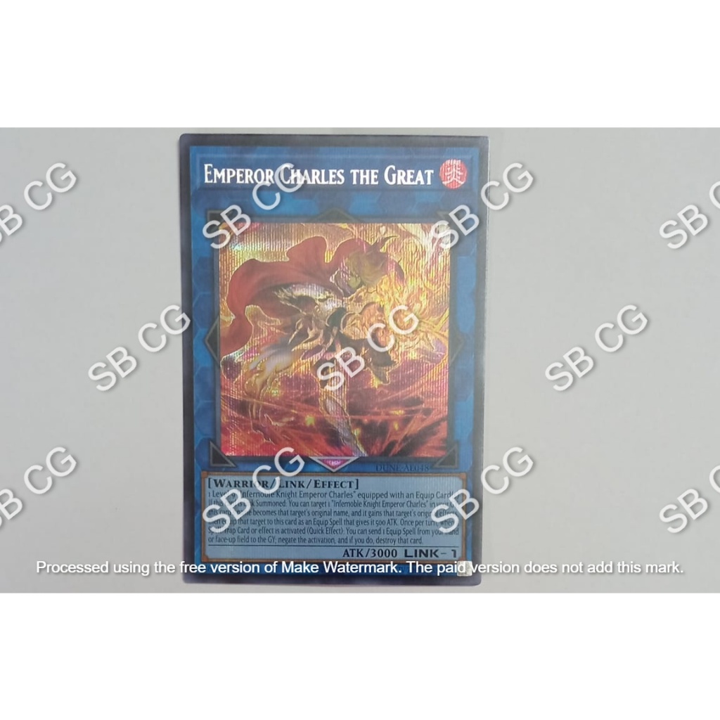 Duelist Nexus Asian-English "Emperor Charles the Great" ( DUNE - AE048 ) | Shopee Malaysia