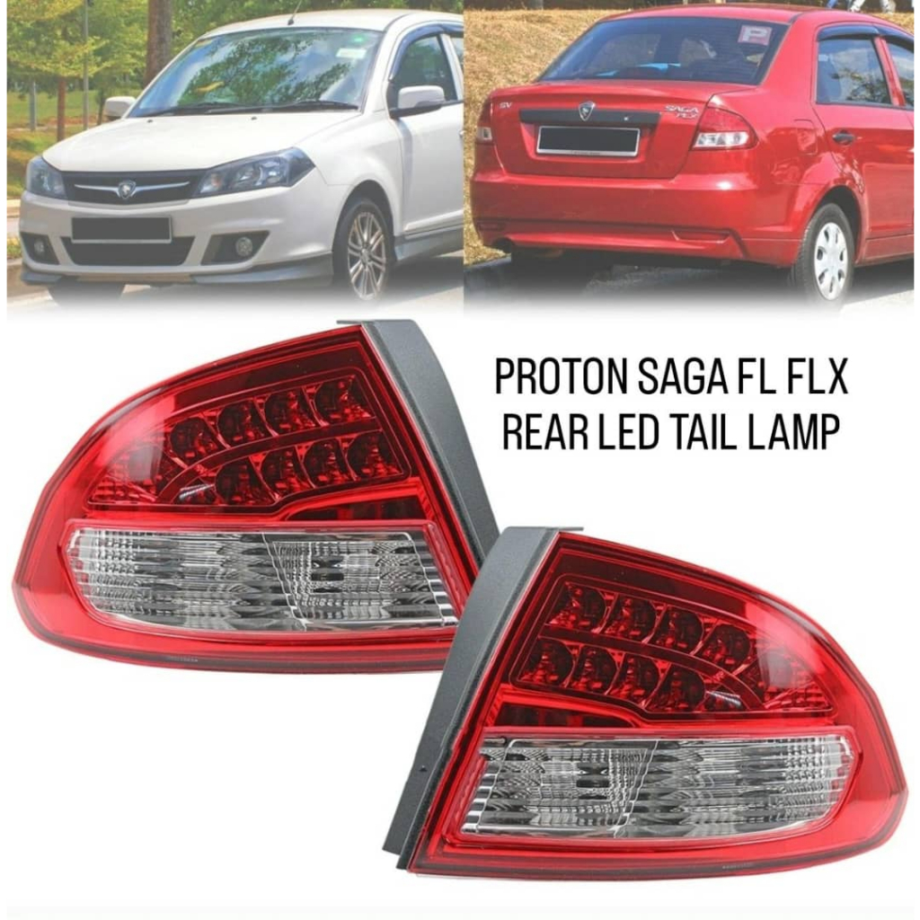 Proton Saga FL FLX 2011 Year Rear LED Tail Light Lamp Lampu Belakang ...