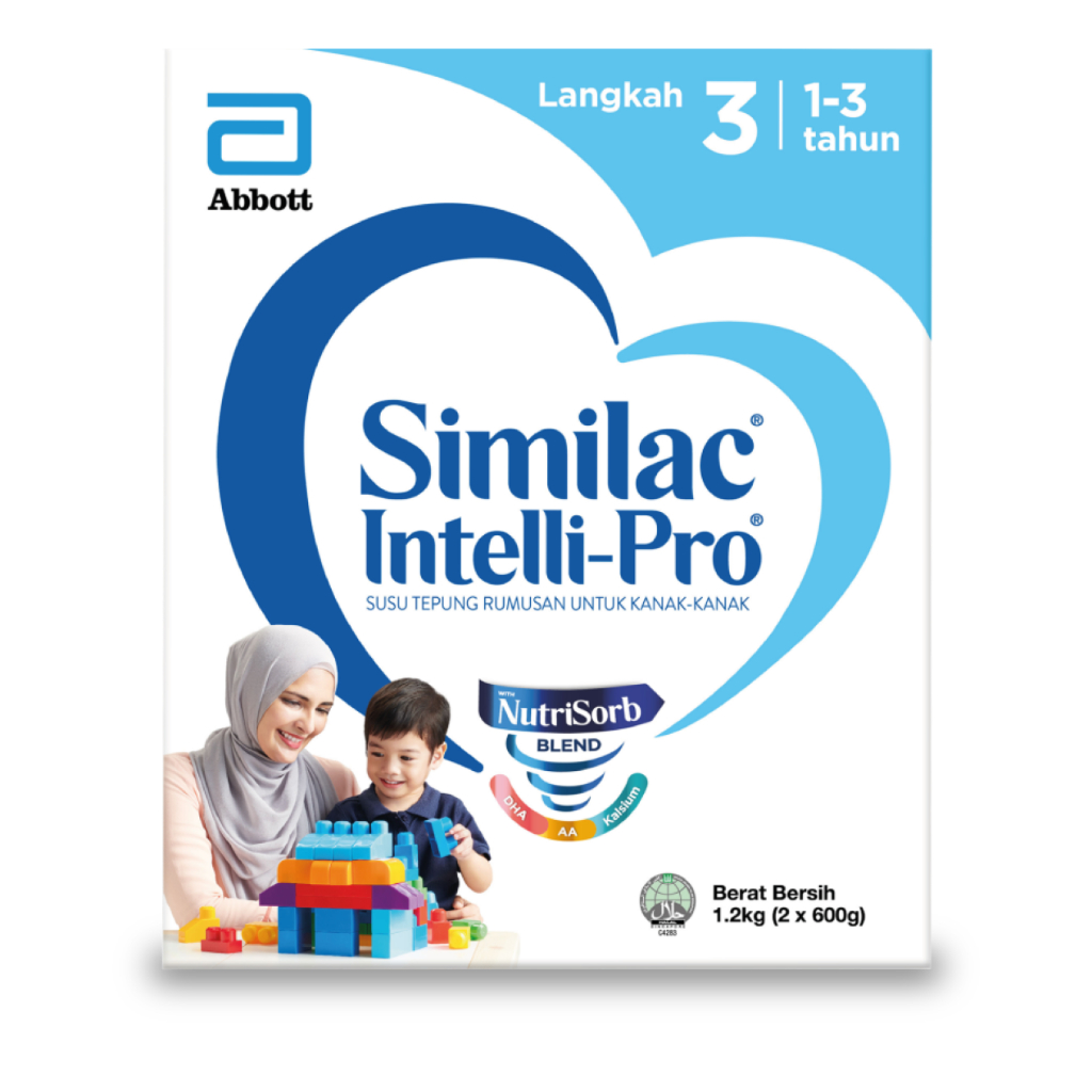 Similac Intelli Pro Step 3 / Step 4 ( 600g / 1.2kg / 1.8kg ) | Shopee Malaysia