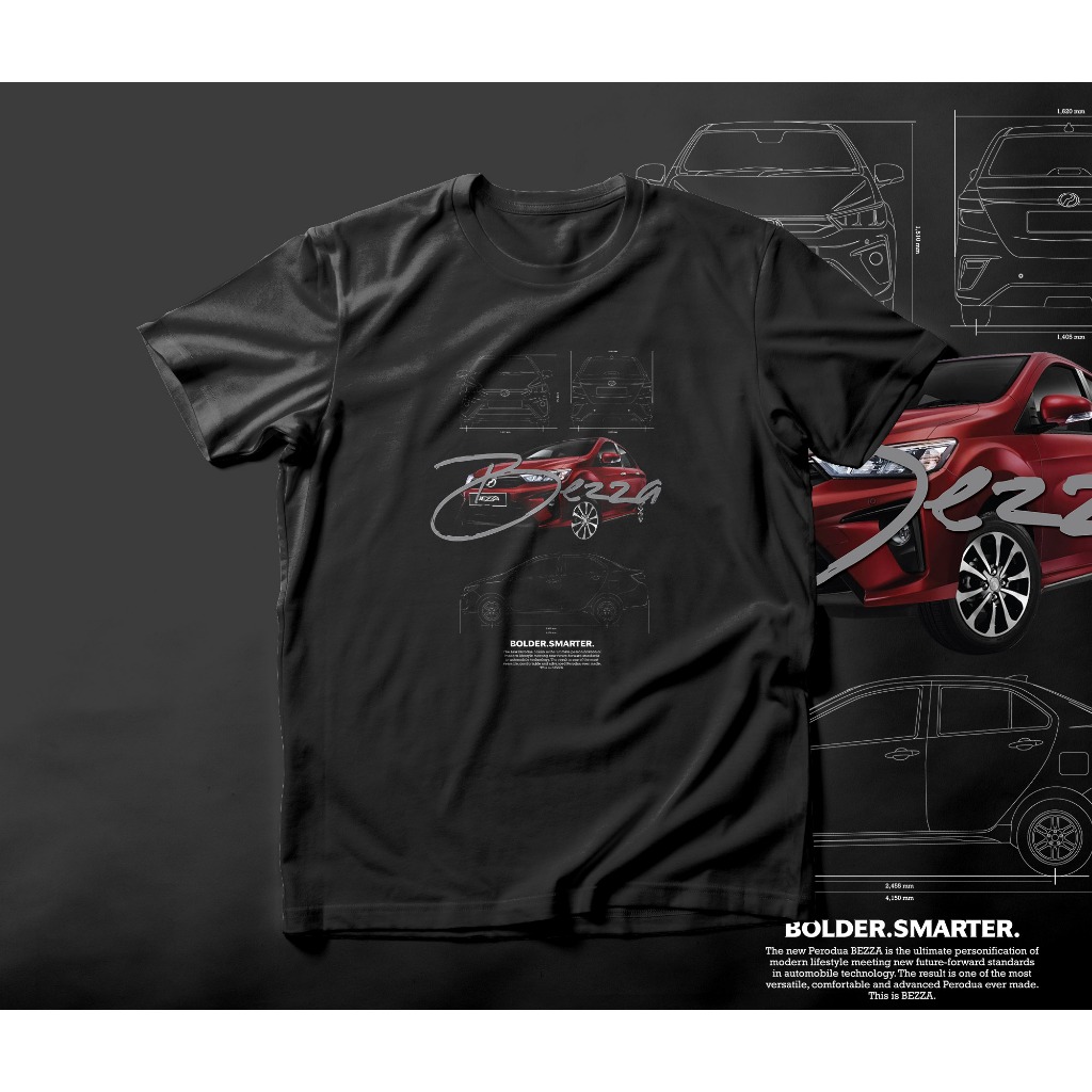 Perodua Bezza Tshirt Automotive | Shopee Malaysia