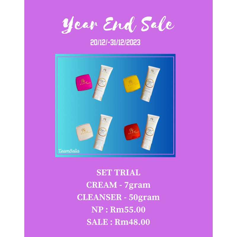 SALE AKHIR TAHUN!! (1set @ 2pcs cream Alon Beauty (2 in 1) | Shopee ...