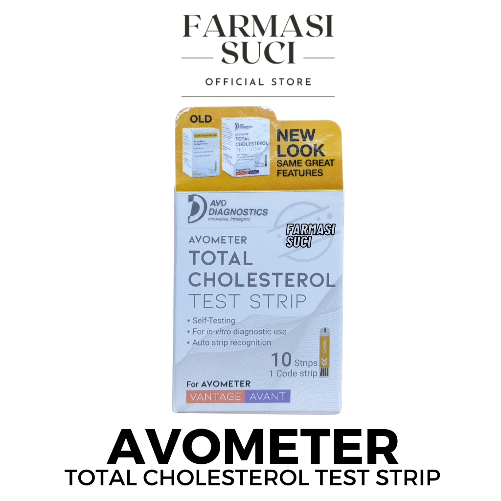 Total Cholesterol Test Strip - for Avometer Vantage & Avant 10 Strips ...