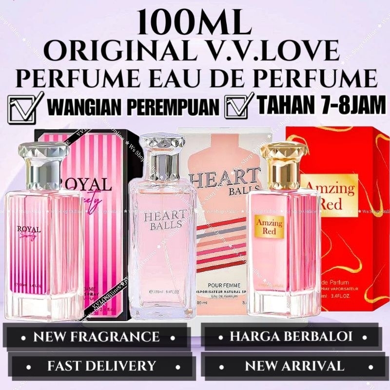 Perfume Original V.V.LOVE & Long lasting perfume 100ML Edp&Edt For ...