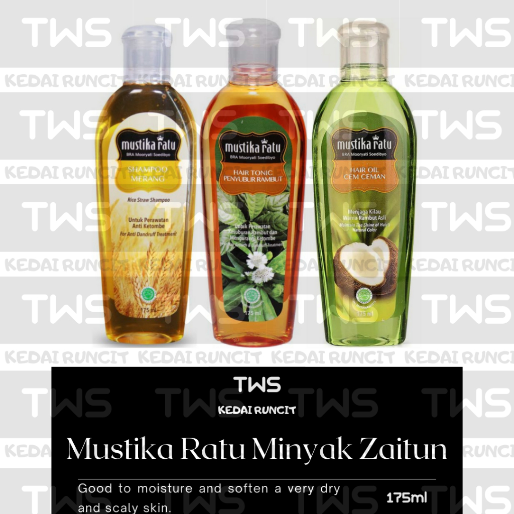 Original Mustika Ratu Shampoo Bayam , Shampoo Merang , Shampoo Daun ...
