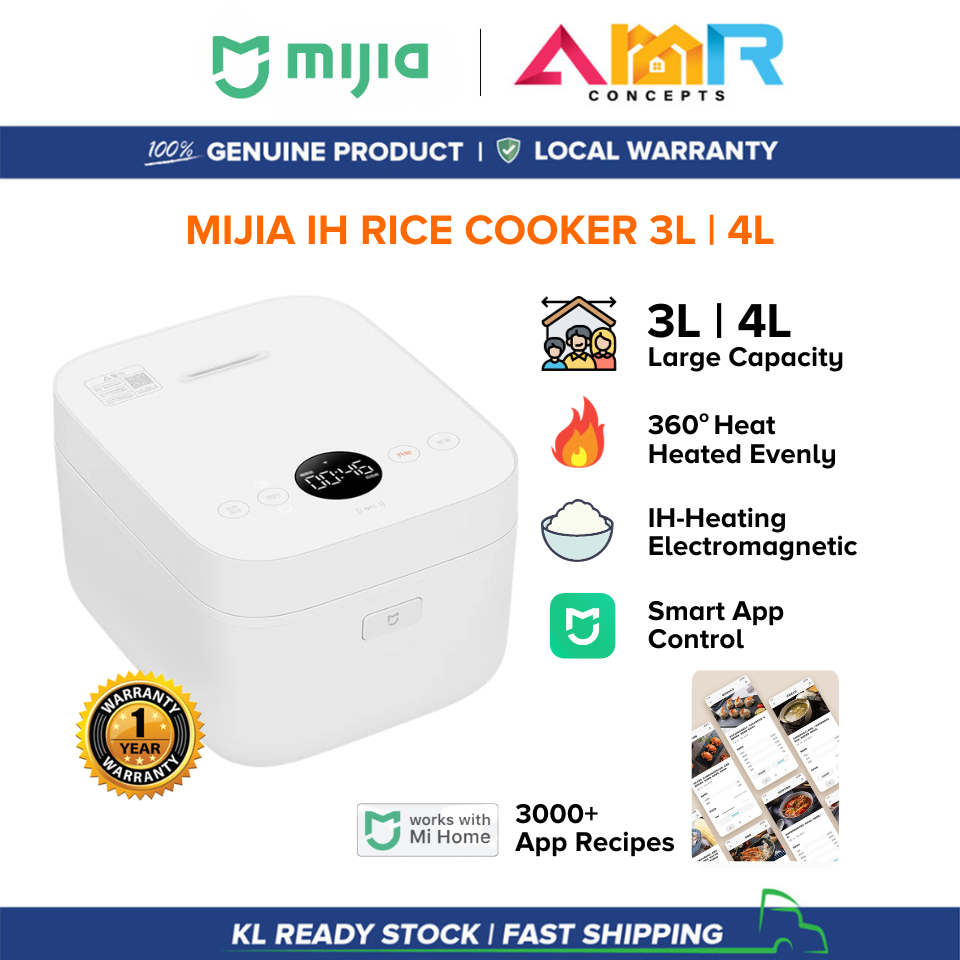Xiaomi Mi Smart Rice Cooker 3L 4L Multi-function Electric Cooker App Control NFC Function IH ...