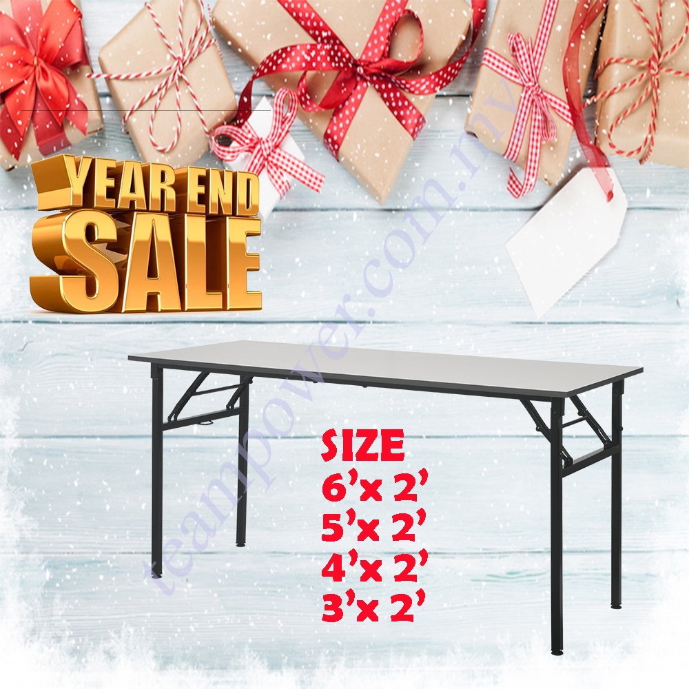Rectangular Banquet Folding Table / Foldable Table / Meja Lipat / Meja ...