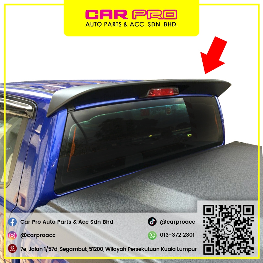 Ford Ranger T6 T7 T8 Carbon Rear Spoiler Rear Spoiler Carbon 4x4 ...