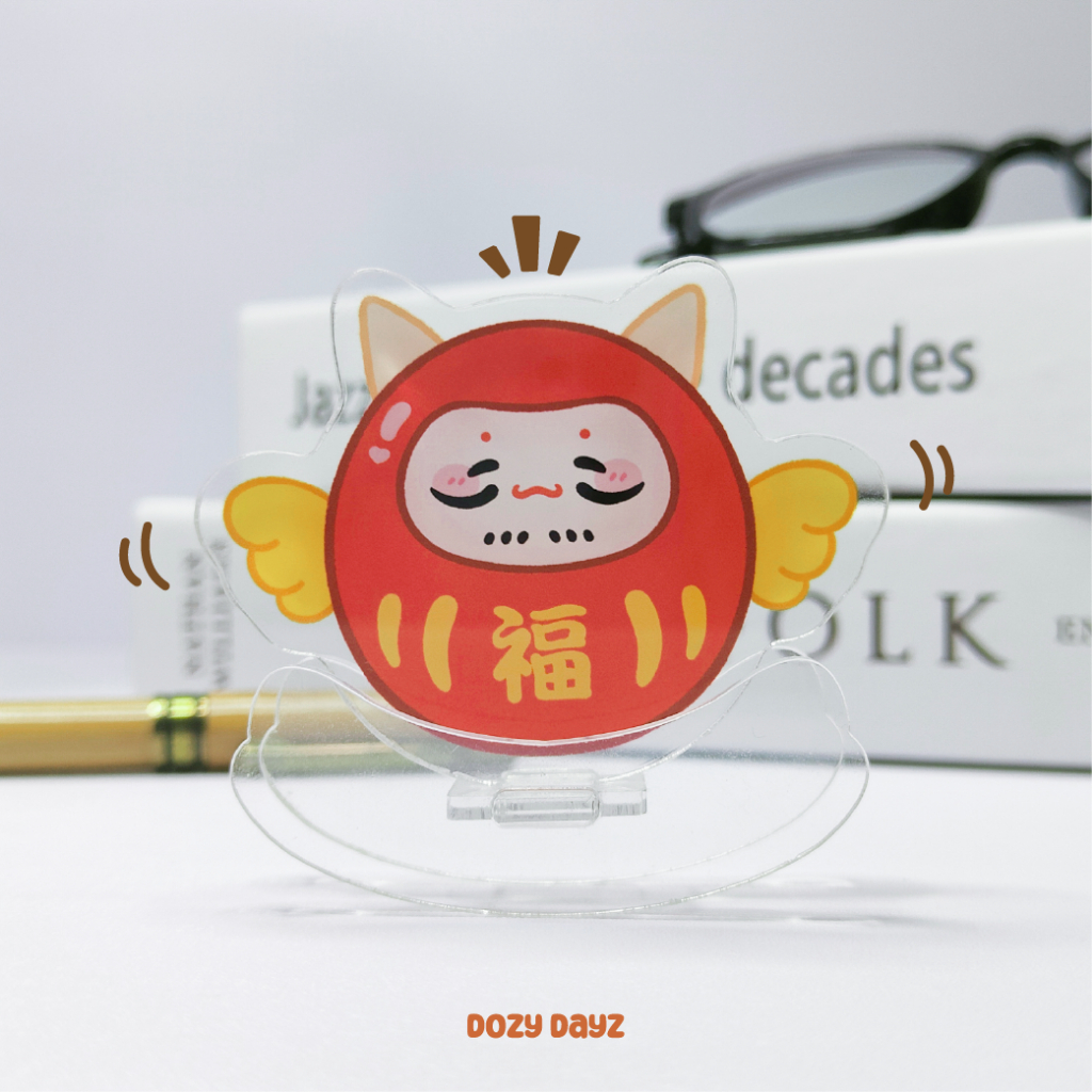 DOZY DAYZ Dragon Daruma Acrylic Shaking Standee | Cute Decoration ...