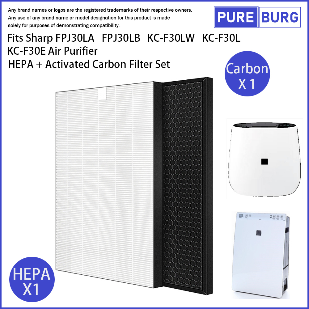 Fits Sharp FPJ30LA FPJ30LB KC-F30LW KC-F30L KC-F30E Air Purifier ...
