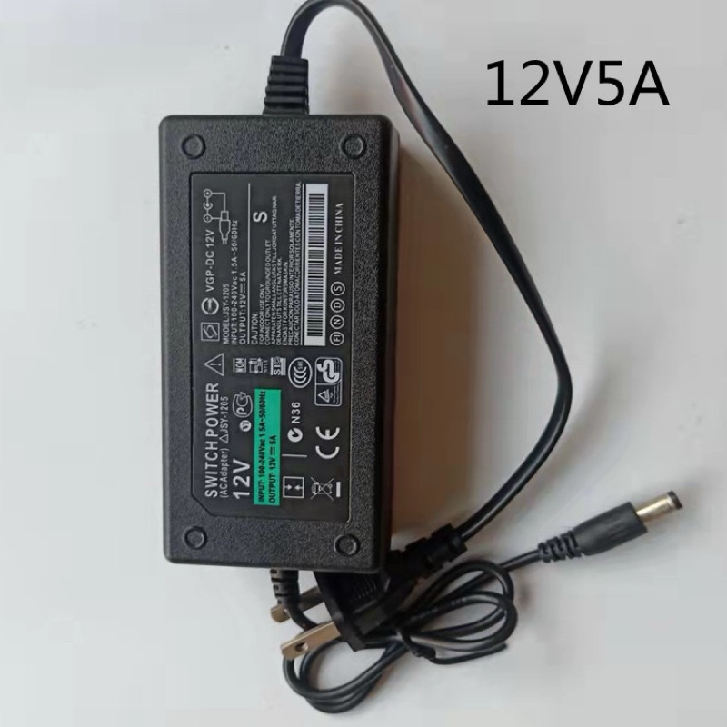 DC 12V LED Adapter 100V-240V Lights Transformer 3A / 5A Power Supply ...