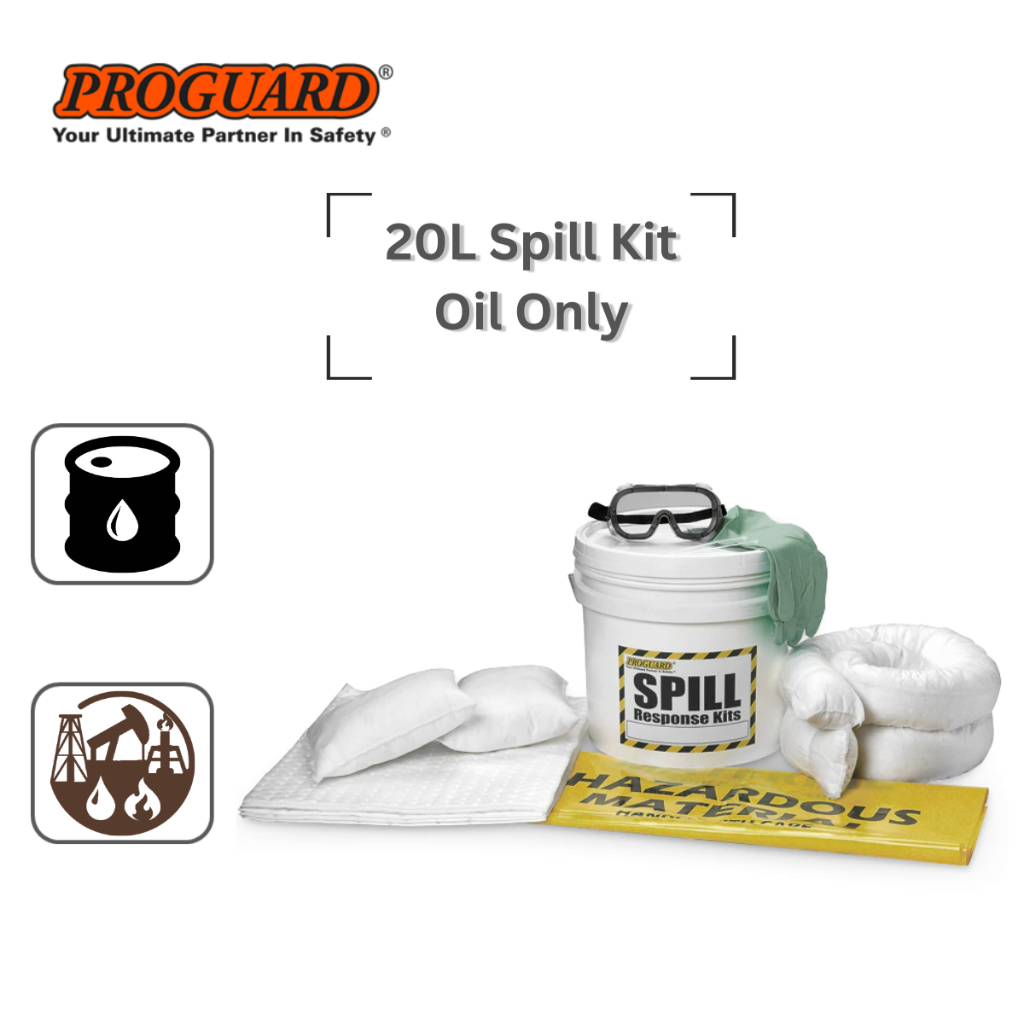 Proguard 20 Liter Oil Only Portable Spill Kit SK681818 Spill Control ...
