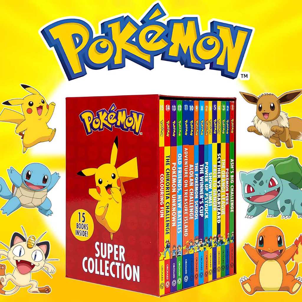 （15books）Pokémon super Collection | Shopee Malaysia