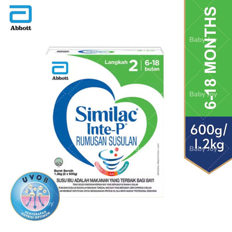 Similac Inte-P Rumusan Susulan Step 2 (6-18 bulan) 600g /1.2kg | Shopee Malaysia