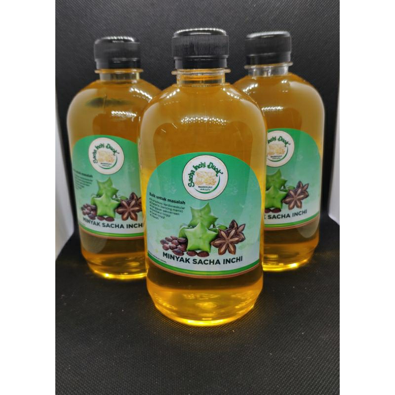 MINYAK SACHA INCHI 500ml (sacha inchi oil) 100% asli | Shopee Malaysia