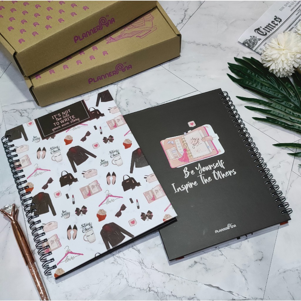 PROMO HARDCOVER RING Undated PlannerAna (Limited Edition) Buku Planner ...