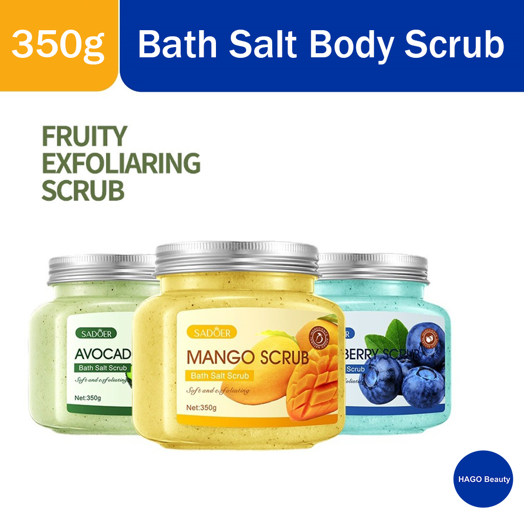 [READY STOCK] SADOER Fruit Extract Bath Salt Scrub Exfoliating Cleansing Dead Skin Soothing ...