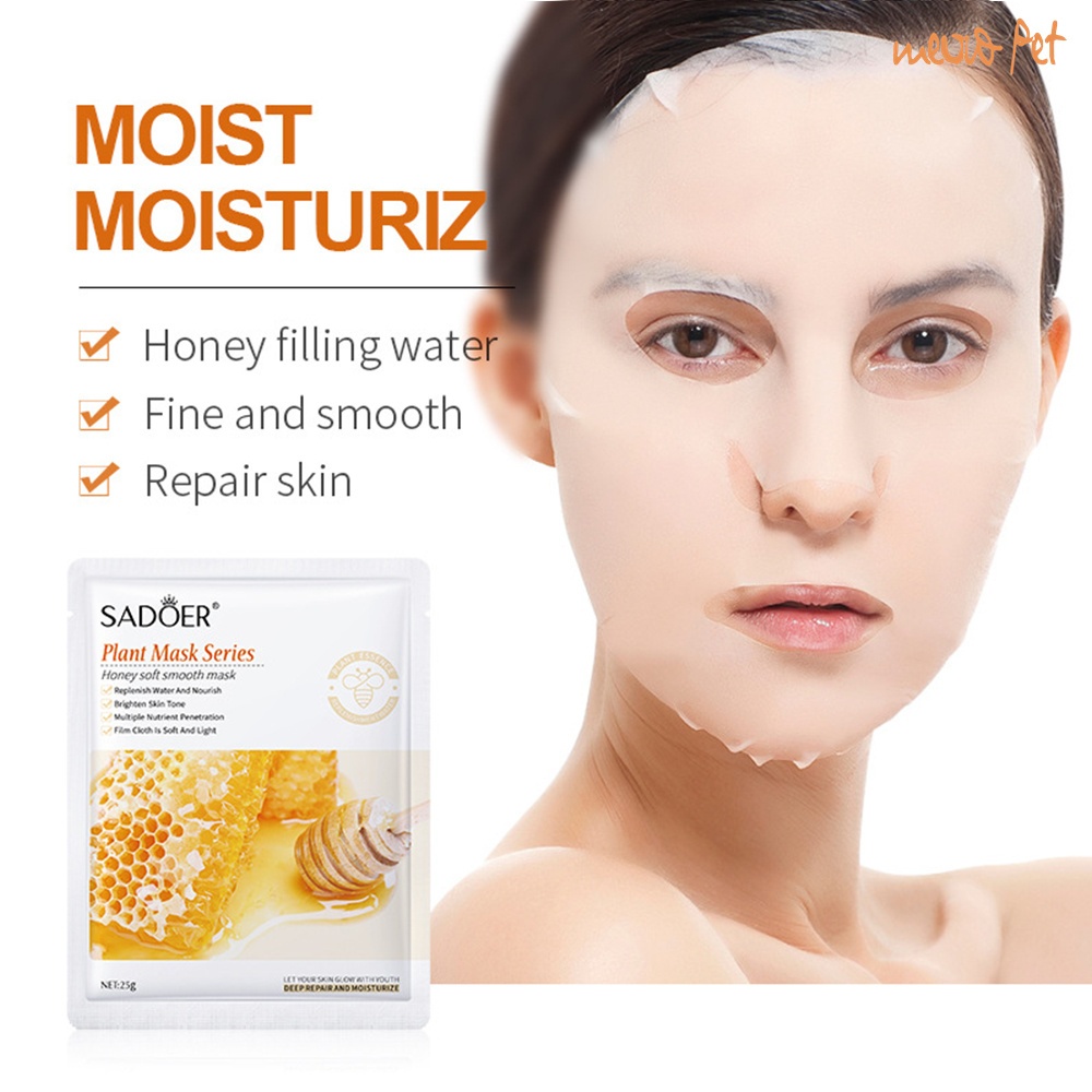 ROREC SADOER Fruit Plant Mask Series Natural Moisturizing Hydrating Brightening Facial Mask ...