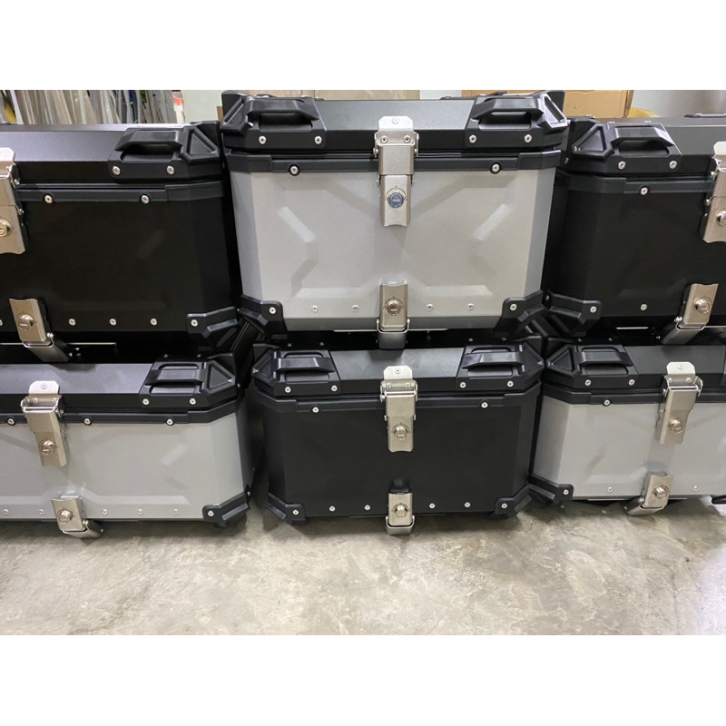 ALUMINIUM TOP BOX TANKER X PREMIUM SIZE 45L 55L 65L LITER CAN FIX GIVI ...