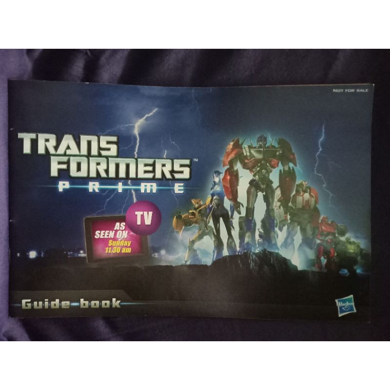 Hasbro Transformers Prime Guide book / Catalogue | Shopee Malaysia