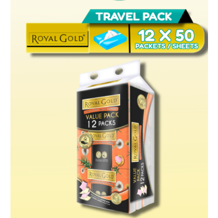 Royal Gold Travel Pack (50's x 12 Packets) | Shopee Malaysia