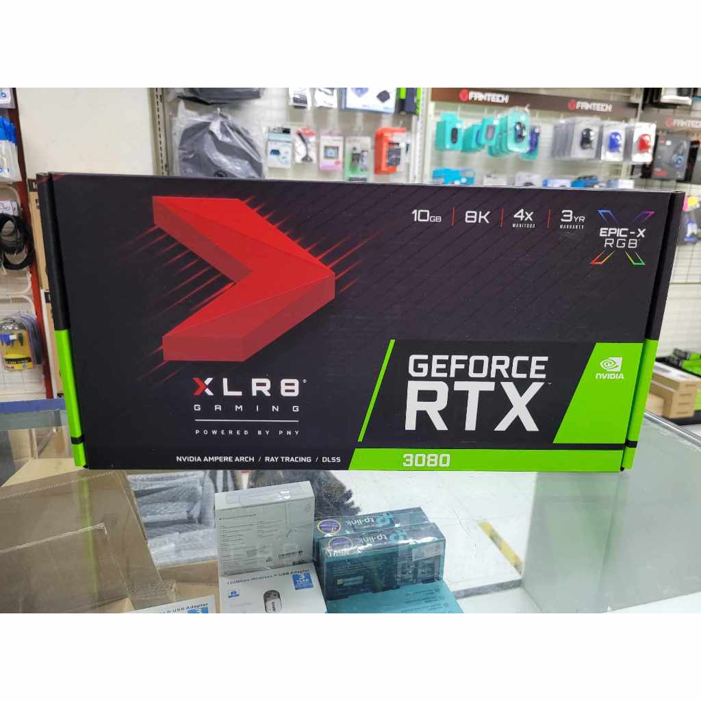 PNY GEFORCE RTX 3080 10GB XLR8 GAMING REVEL EPIC-X RGB TRIPLE FAN LHR ...