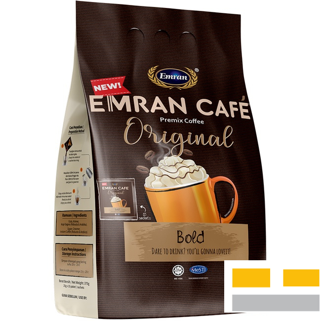 [NEW] Emran Cafe 3in1 (15sachets) | Shopee Malaysia