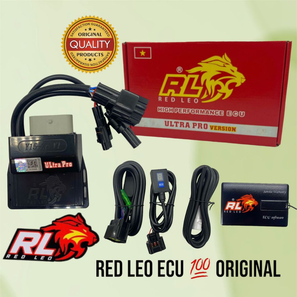 Red Leo ECU,CDI LC135,Y125,Y16,Y15ZR,RS150,Wave125,SRL115 Fi,NVX115 4Mode V-Racing 100% Original ...