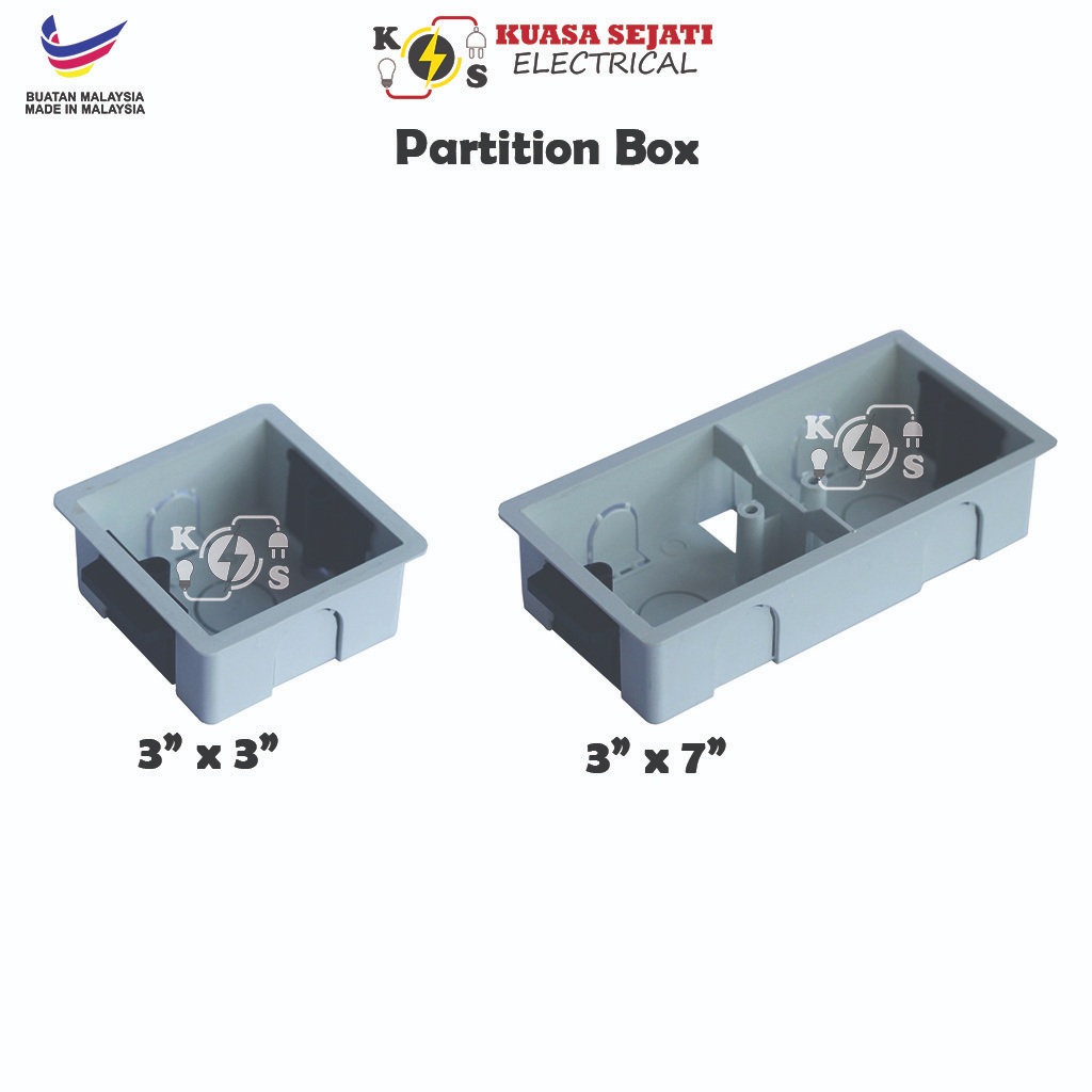 PVC Partition Box / 3x3 / 3x7 | Shopee Malaysia