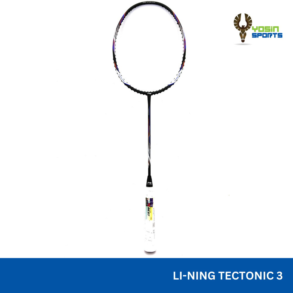 Li-Ning Tectonic 3 R(4UG6) badminton racket + string & grip | Shopee ...