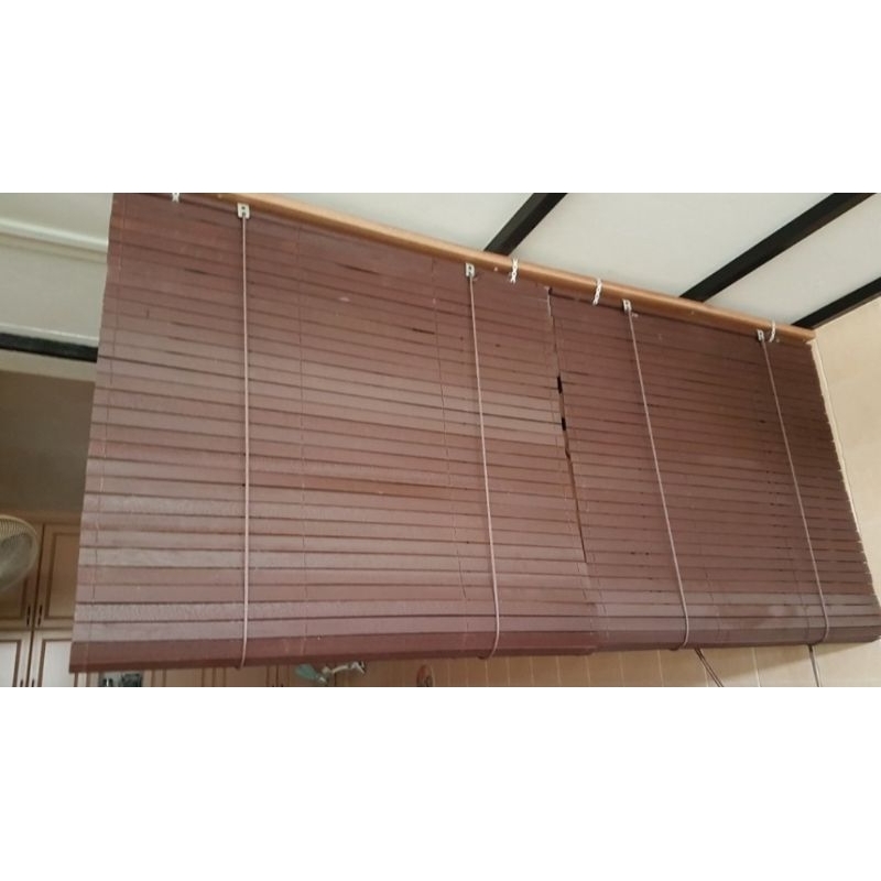 🔥Bamboo Blinds Bidai Kayu Bidai buluh Wooden Blinds Outdoor | Duty ...