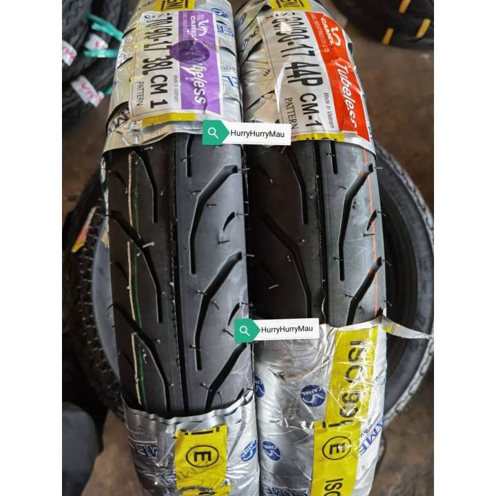 Camel CM1 70/90-17 OR 80/90-17 Tubeless Tyre (Tayar Motor Bunga Tajam ...