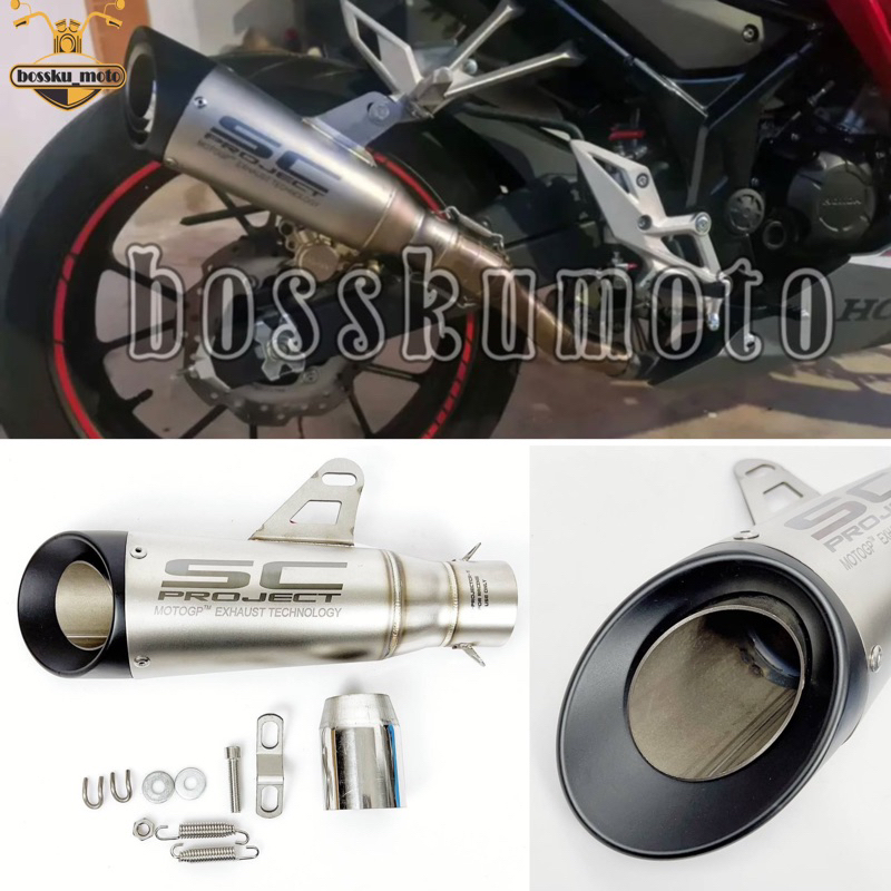 51MM UNIVERSAL SC PROJECT EXHAUST MUFFLER MT09 MT25 MT15 R25 R15 Z900 TRACER NINJA | Shopee Malaysia