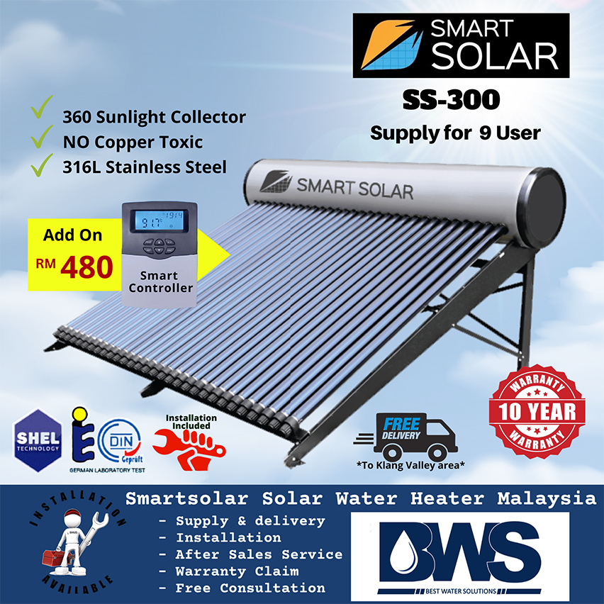 SMART SOLAR - S300 HYBRID SOLAR WATER HEATING SYSTEM SMART SOLAR ...
