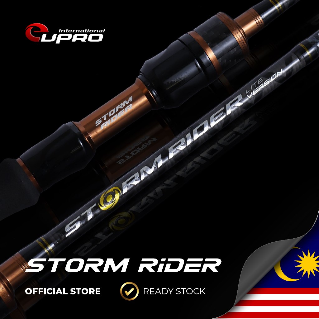 Eupro Storm Rider XSB (Spinning Rod 2 Pieces Freshwater Fishing Rod ...