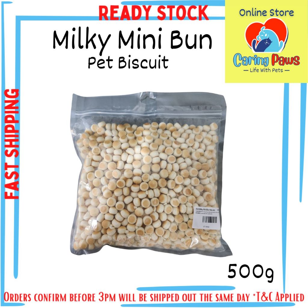 Pet Milky Mini Bun Biscuits ( 500g ) | Shopee Malaysia