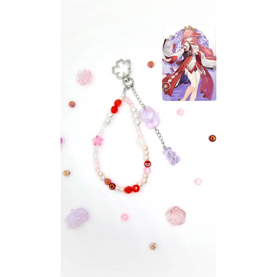 Genshin Impact Yae Miko Keychain | Shopee Malaysia