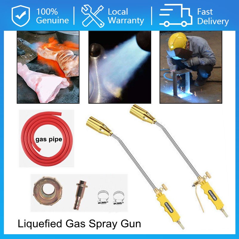 50mm Liquefied Gas Spray Gun Liquefied Gas Blow Blowtorch Flame Gun ...