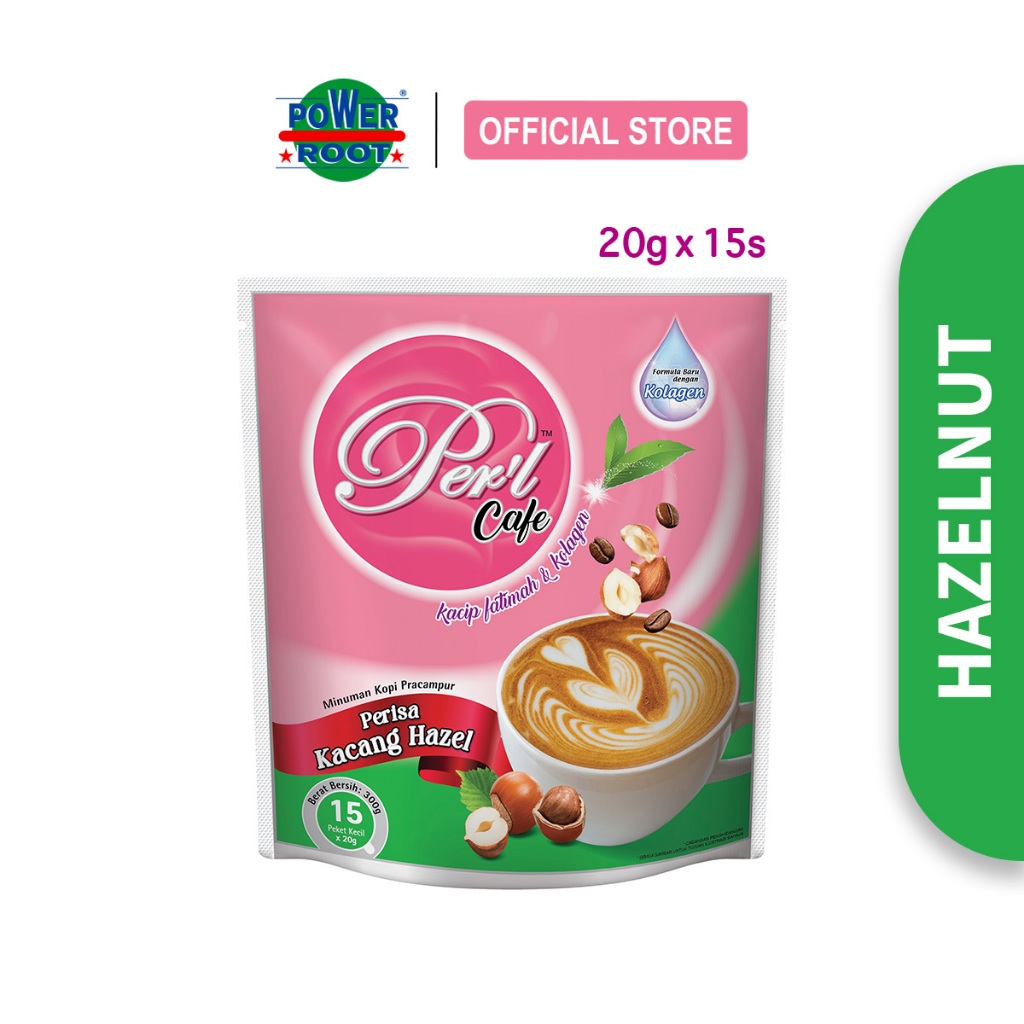 Per'l Kacip Fatimah & Collagen Cafe - Hazelnut (20gm X 15 Sachets ...