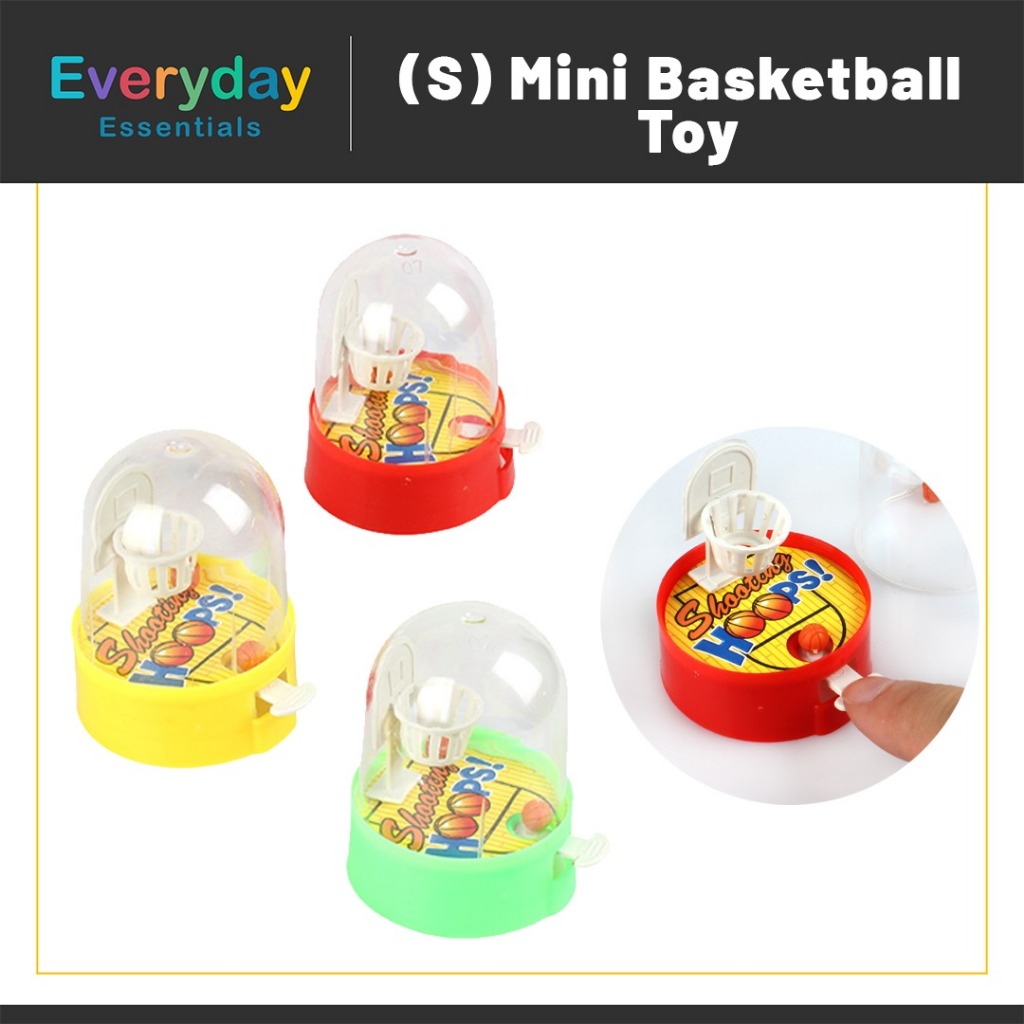 【E.E】Mini Fingers Basketball Shooting Basket Ball Game Play Toy Spring ...