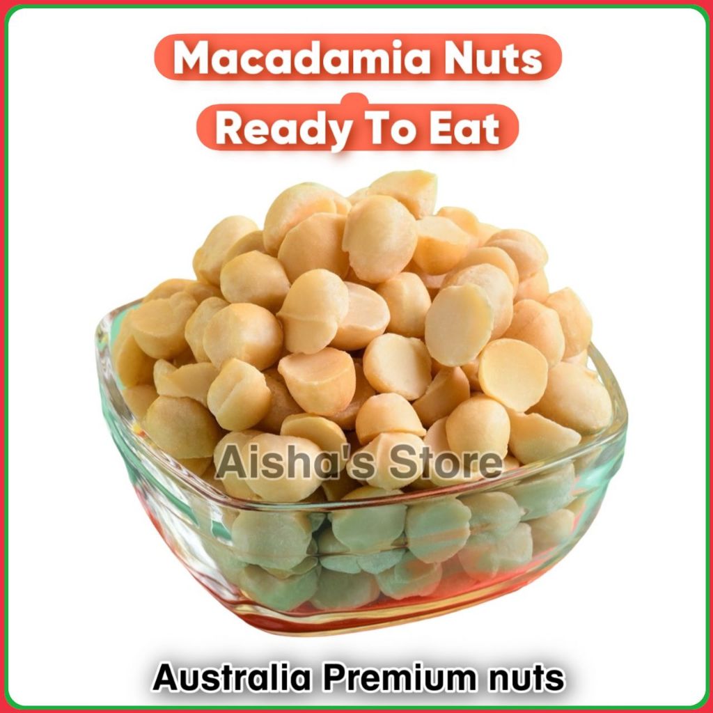 Macadamia Roasted/Raw Australia Premium Quality Nuts Unsalted 200gm ...