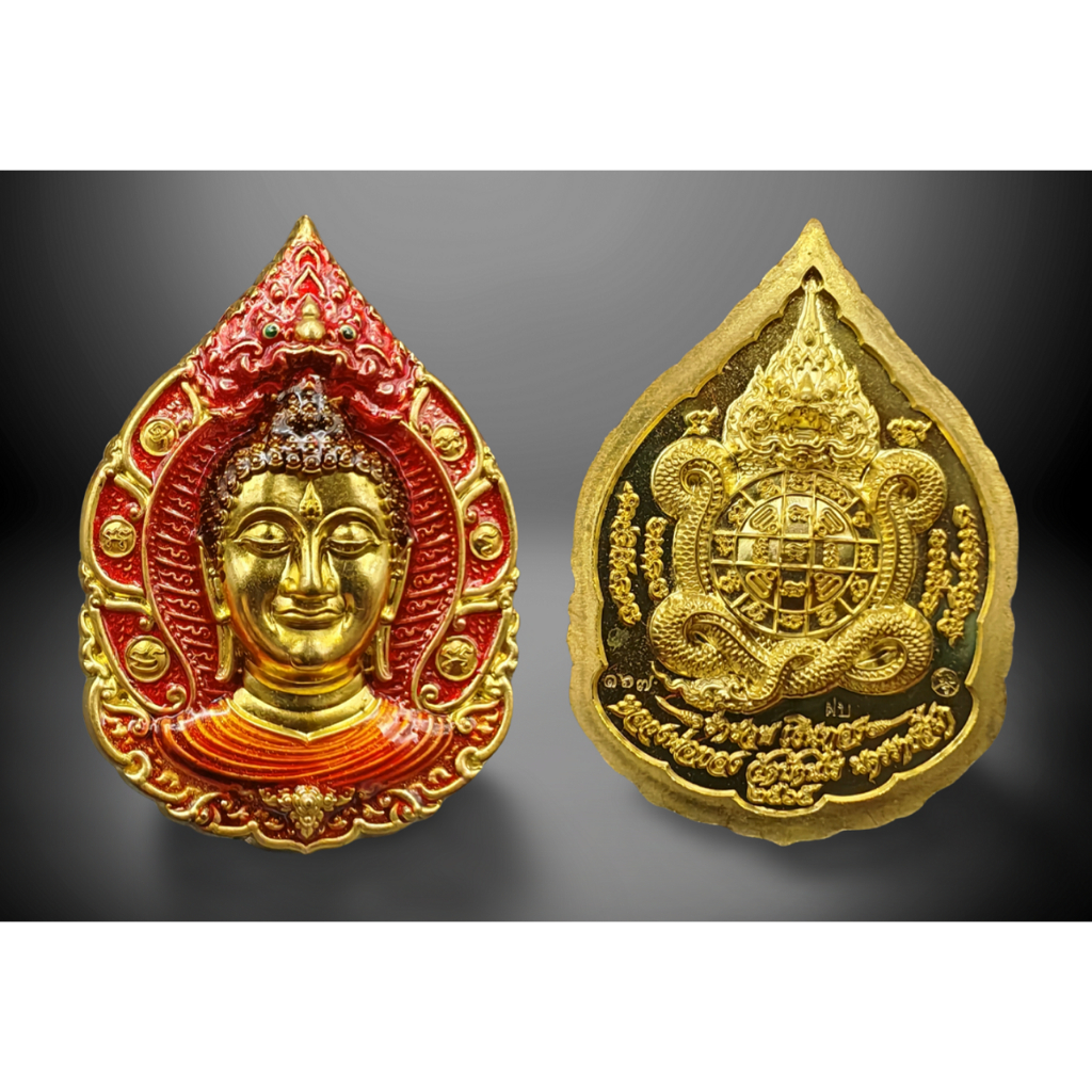 3D佛面 + 水龙神 1 #3D Pra Nakprok Buddha + Payanak #龙婆通 #泰国佛牌 #Lp Thong # ...
