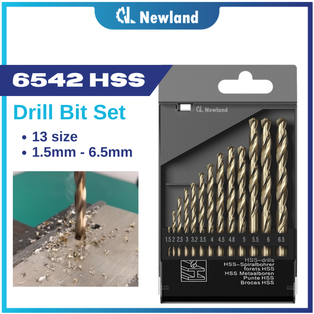 Stainless Steel Drill Bit Set / Mata Drill Besi / Roast Yellow Cobalt ...